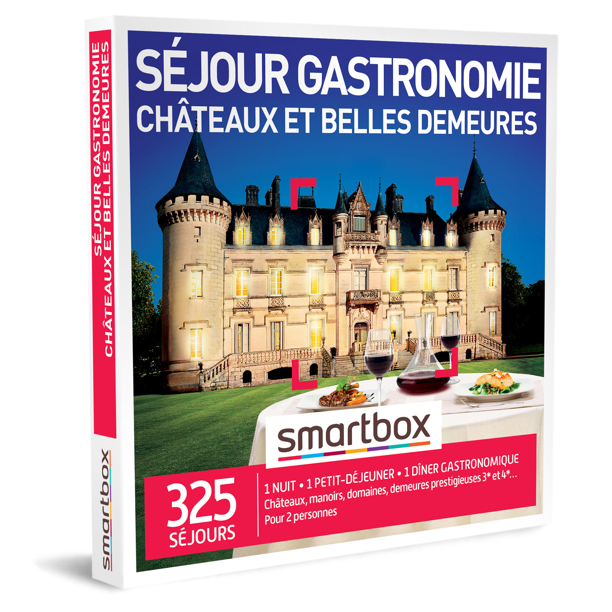 SMARTBOX - Coffret Cadeau - SÉJOUR GASTRONOMIE CHÂTEAUX ET BELLES ...