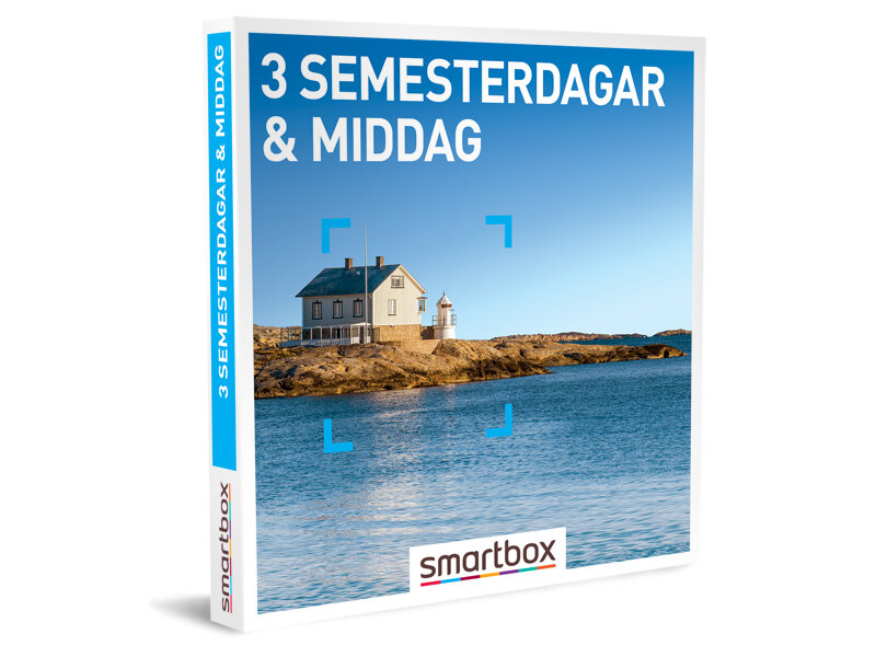 Upplevelsepresent 3 semesterdagar & middag - Smartbox