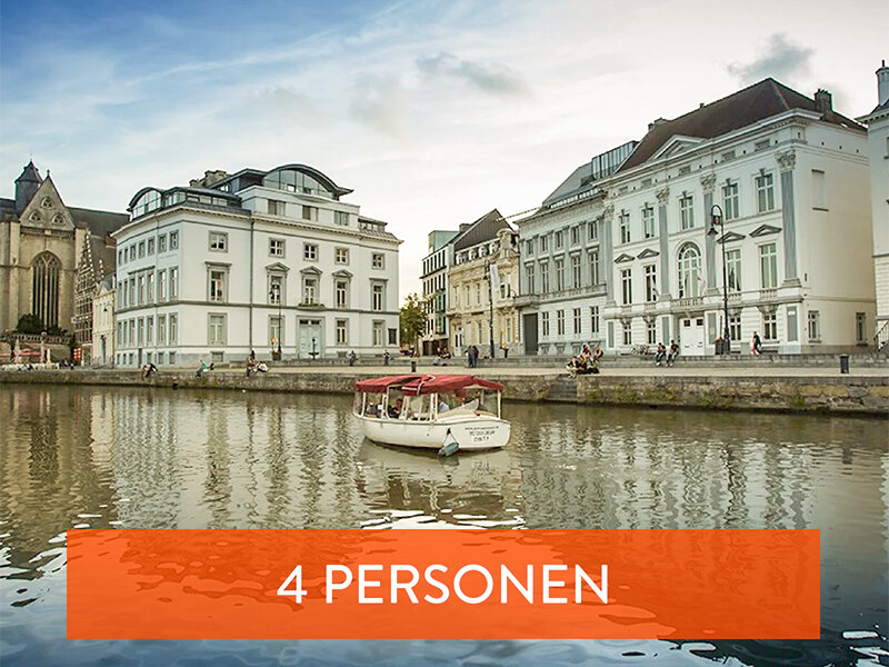 Prachtige boottocht door Gent met gin-tonic voor 4 - Bongo