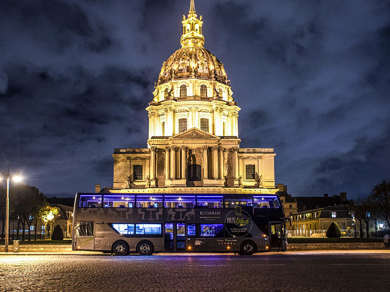 Dîner 3 plats et visite en bus - Paris - Smartbox